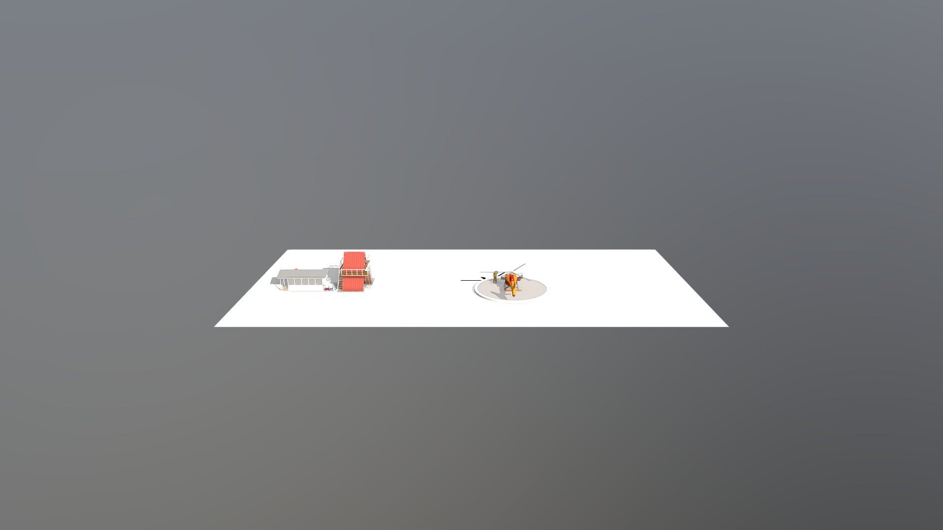 Shelter Helipad - 3D model by sugyqtink (@sugiqtink) [e2a1456] - Sketchfab