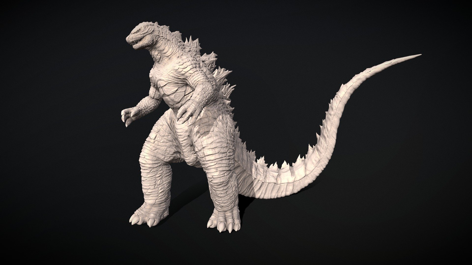 Godzilla - 3D model by Lawrence Cheok (@lawrencecheok93) [e2a1e0c] - Sketchfab
