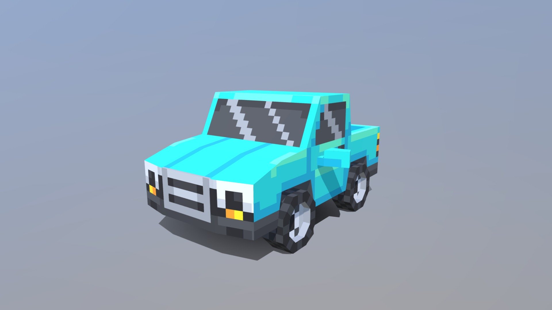 Low-Poly Truck - 3D model by Lily (@missmccloud) [e2a20bb] - Sketchfab