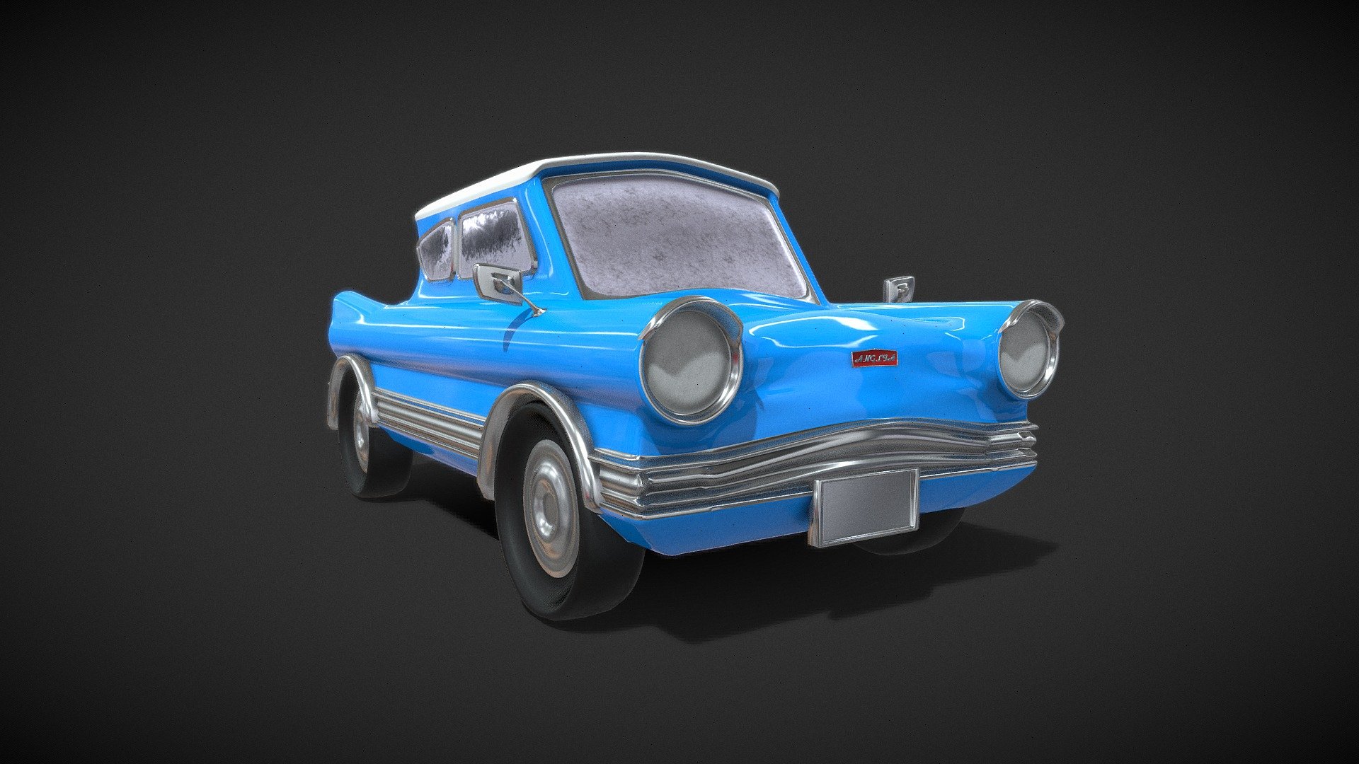 Retro Car - Download Free 3D model by dylanheyes [e2a2aee] - Sketchfab