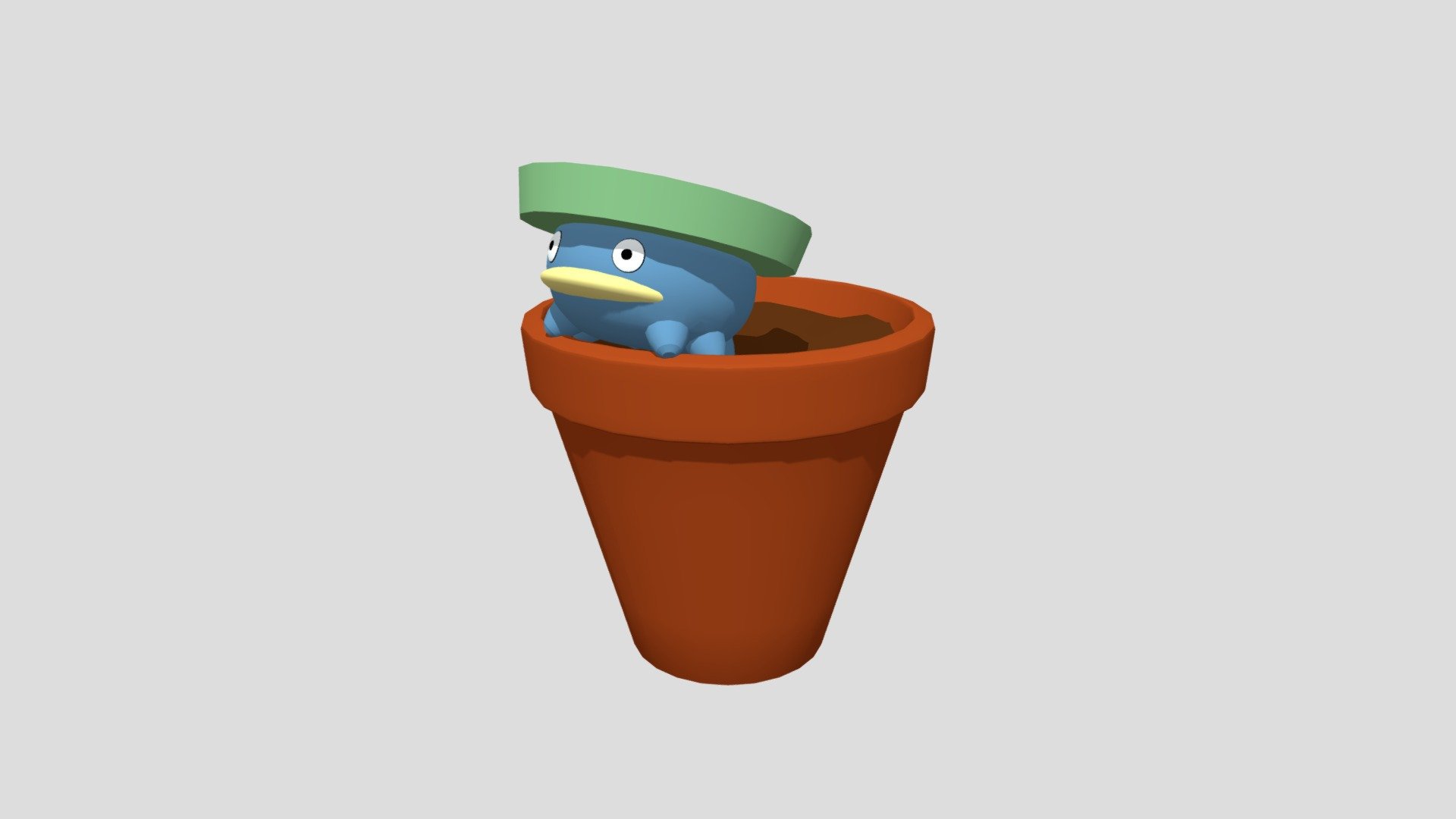 Lotad in a flower pot - Download Free 3D model by KeatonHart [e2a2e73 ...