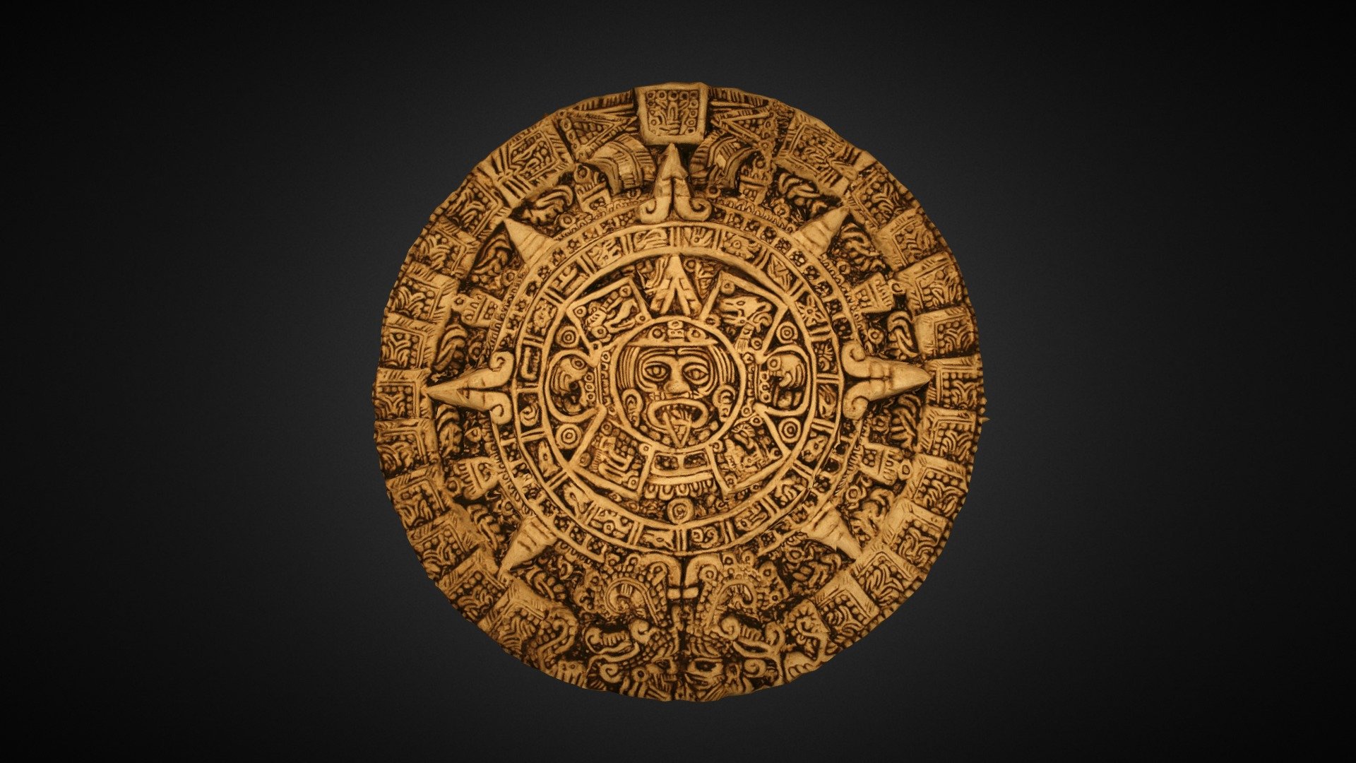 Piedra del sol - 3D model by Belen_Blazquez [e2a3c94] - Sketchfab