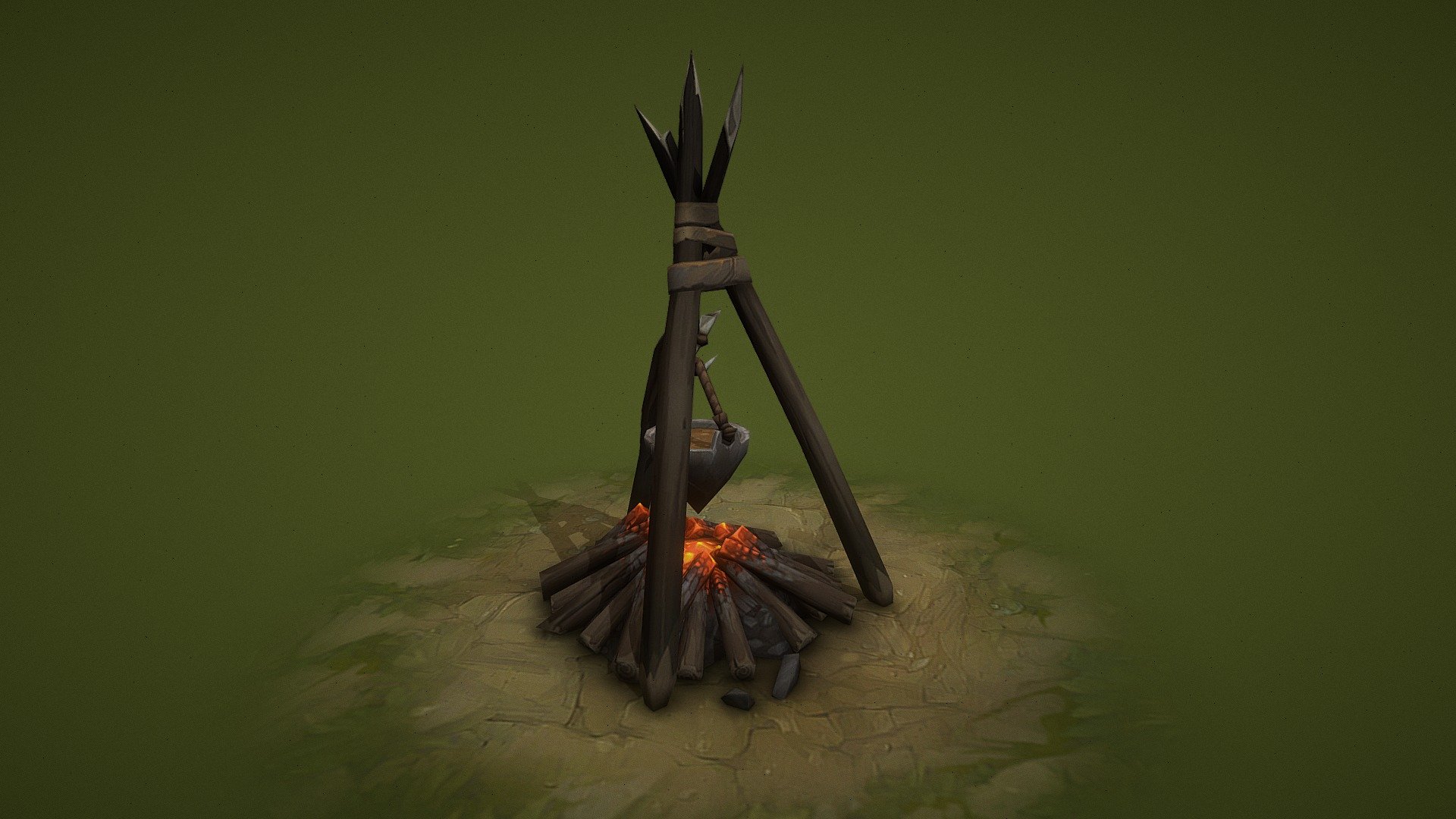 BonFires - 3D model by Andrey (@fruitmamba) [e2a4dae] - Sketchfab