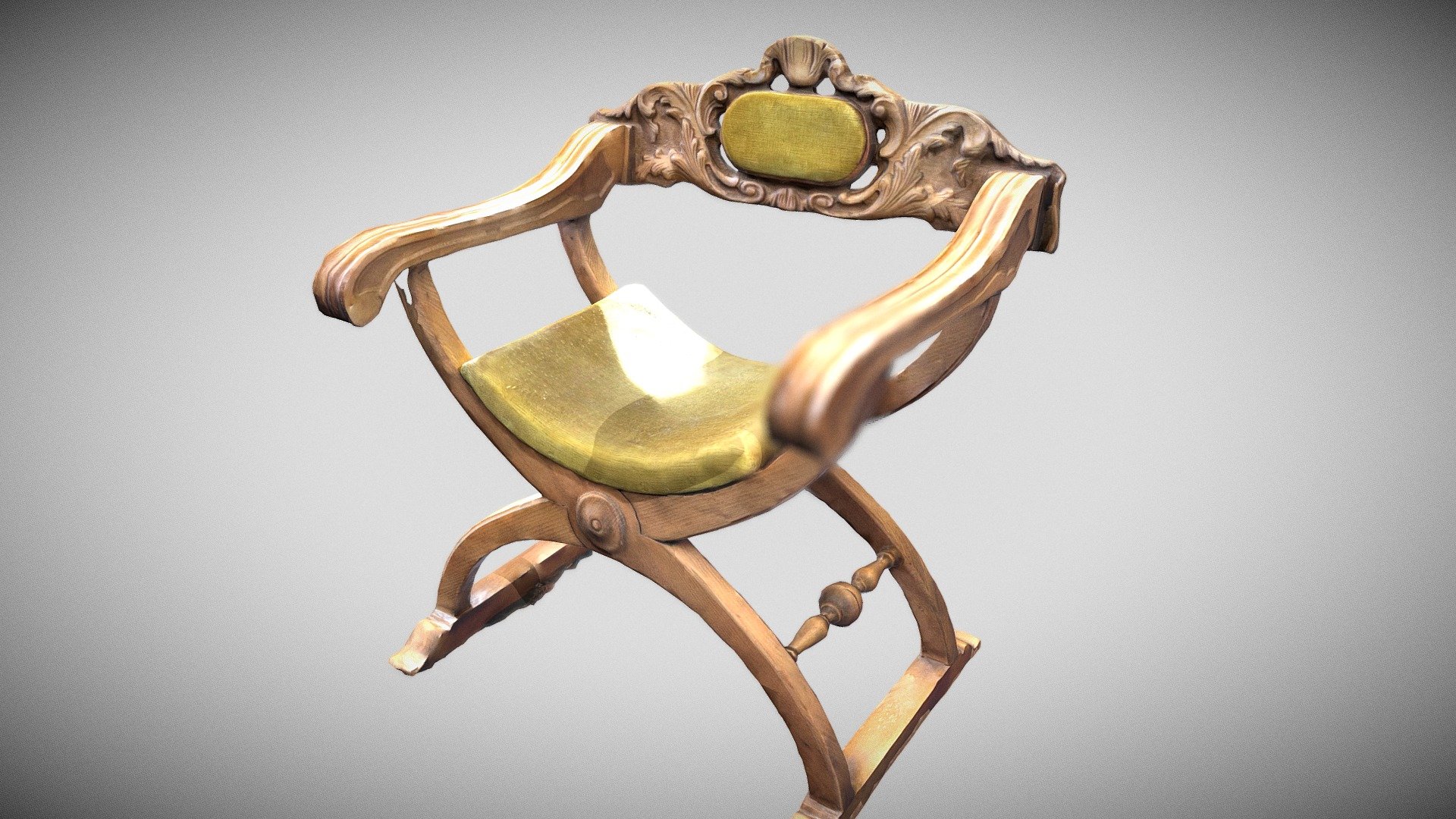 Roman Chair - Low Poly - Download Free 3D model by Gstroik [e2a58c5 ...