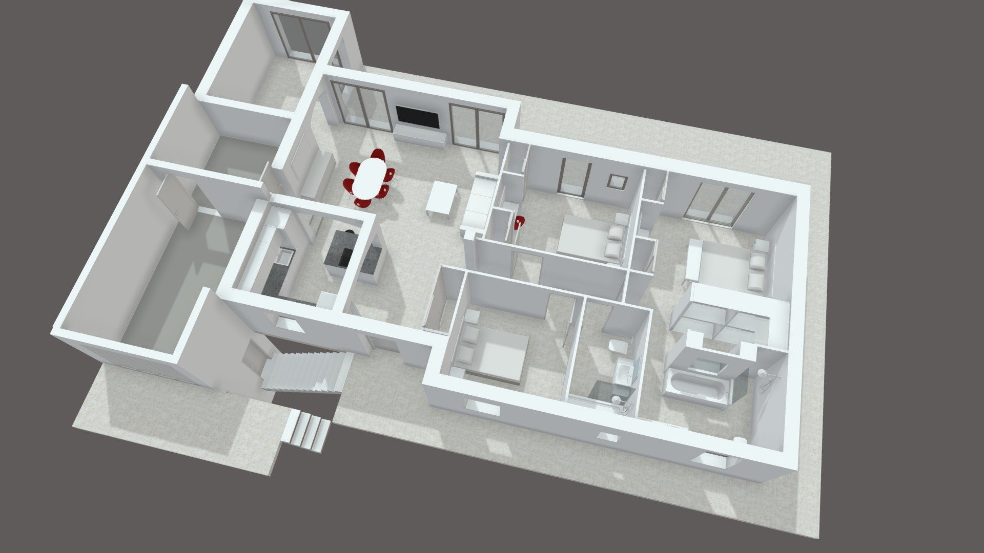 Villa Les Hauts de vaugrenier 02 - 3D model by Magali.Chierico-Brus ...