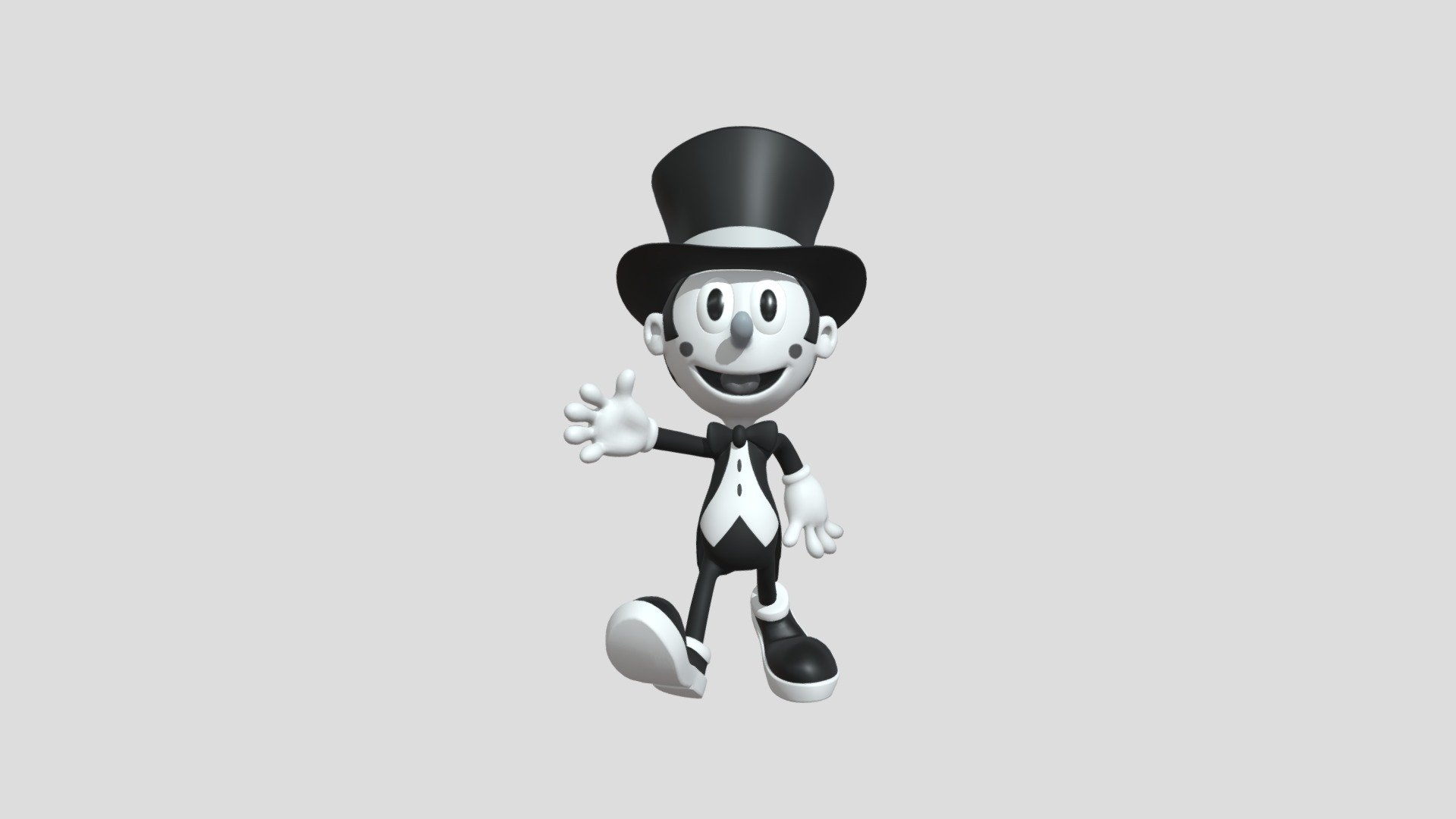 Vintage Cartoon Character - 3D model by reclafjulian-the-3D [e2a5cc5 ...