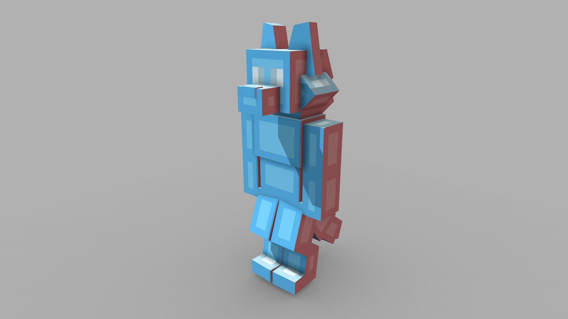 Minecraft Anthro Wolf Model Remastered - Download Free 3D model by ...