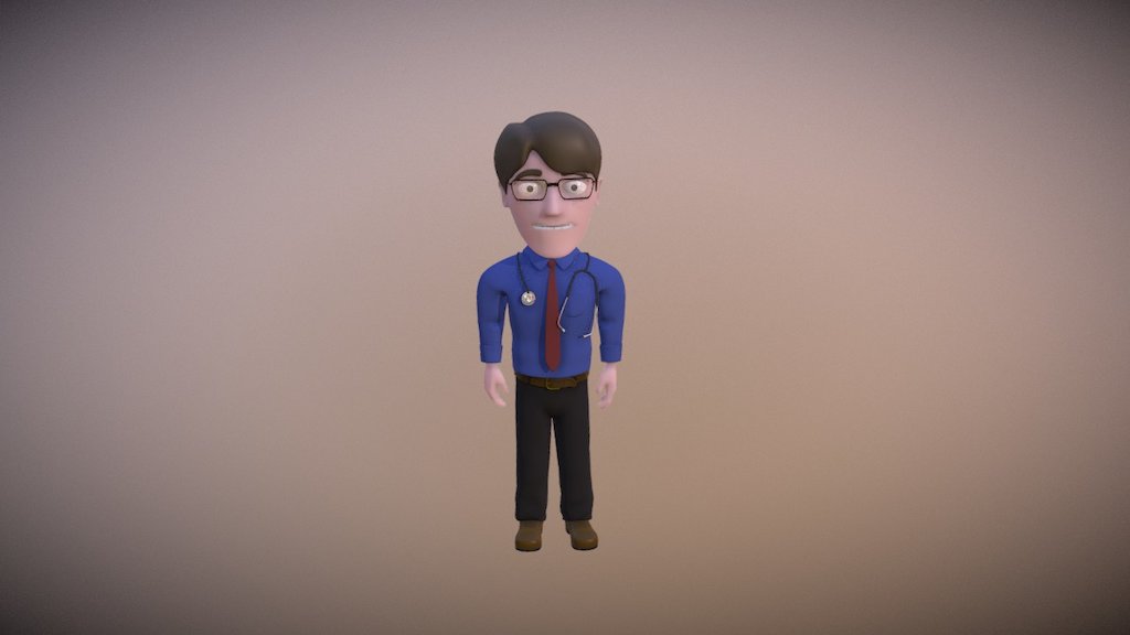 Fully Rigged Doctor - 3D model by lewisschaefer [e2a86da] - Sketchfab