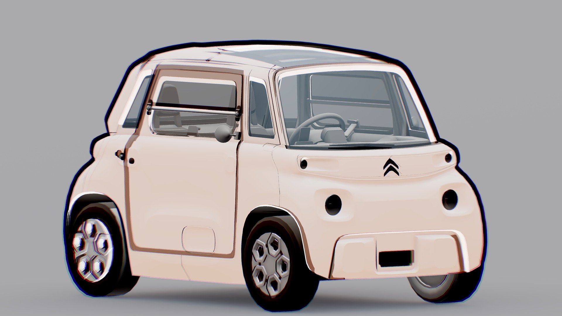 CITROEN AMI Free Low Poly - Download Free 3D model by Sloftm_Carz ...