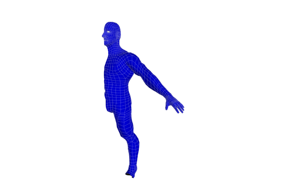 Muscular Male Human Retopology Attempt - 3D model by Richo [e2aa069 ...