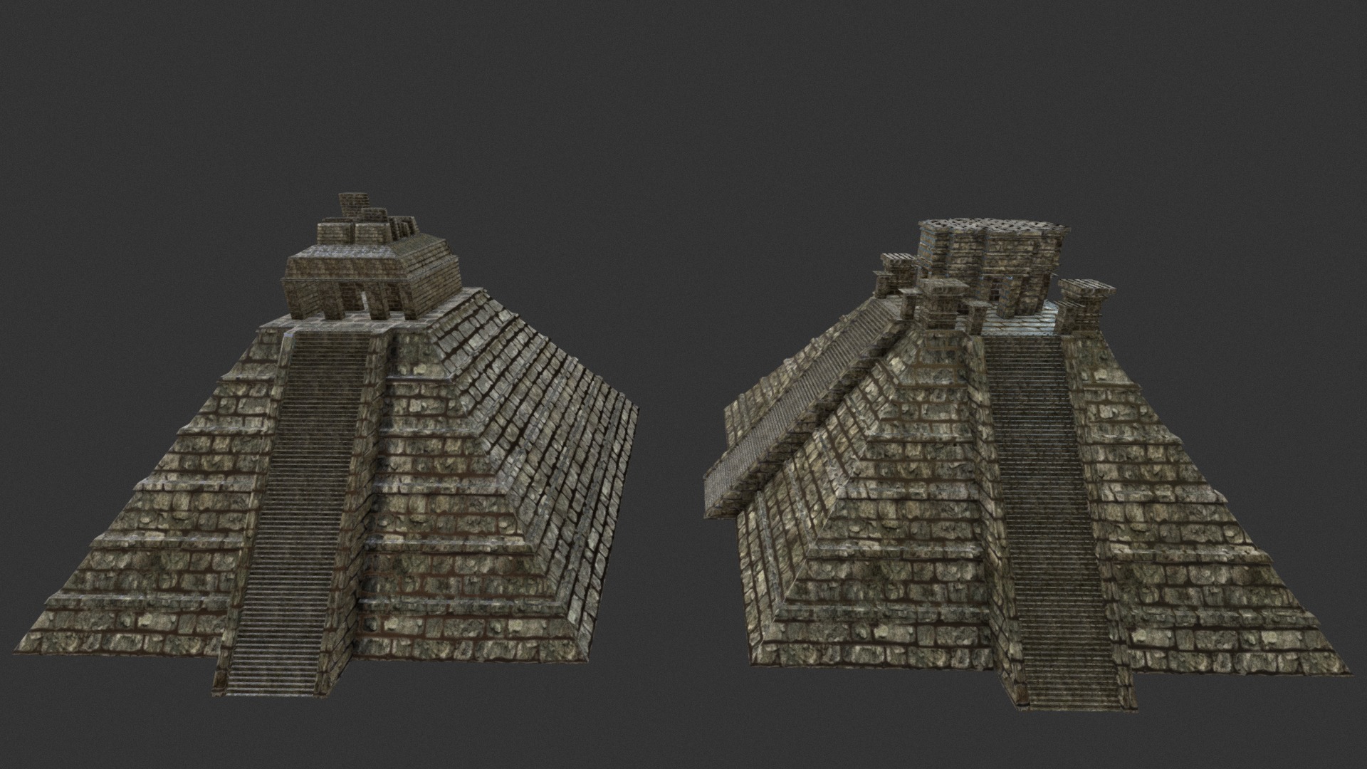 Mayan Temples By Jahaz Art - 3D model by JahazArt [e2aade5] - Sketchfab