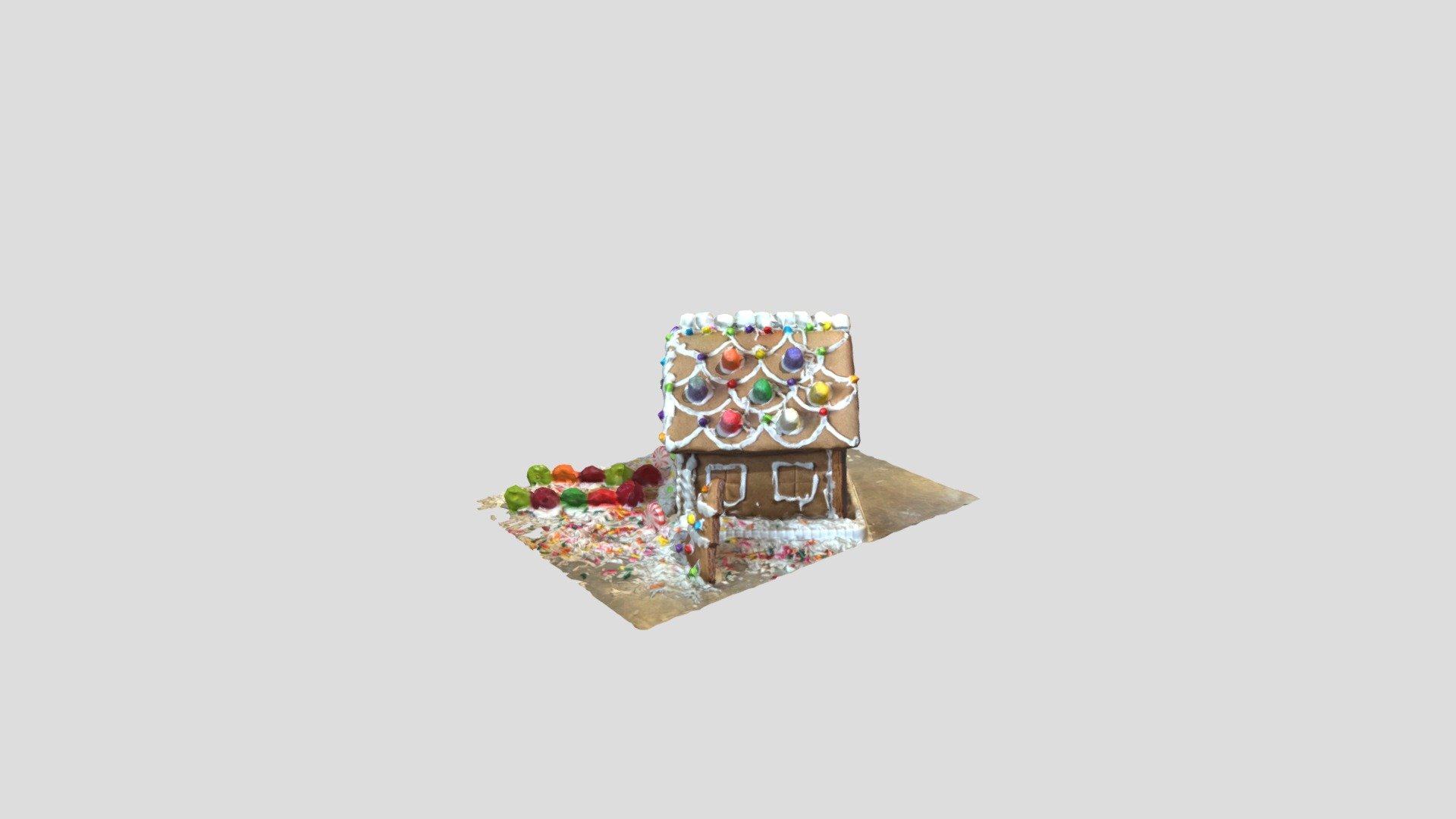 Gingerbread House - Download Free 3D model by Nick Flatt (@nickflatt ...