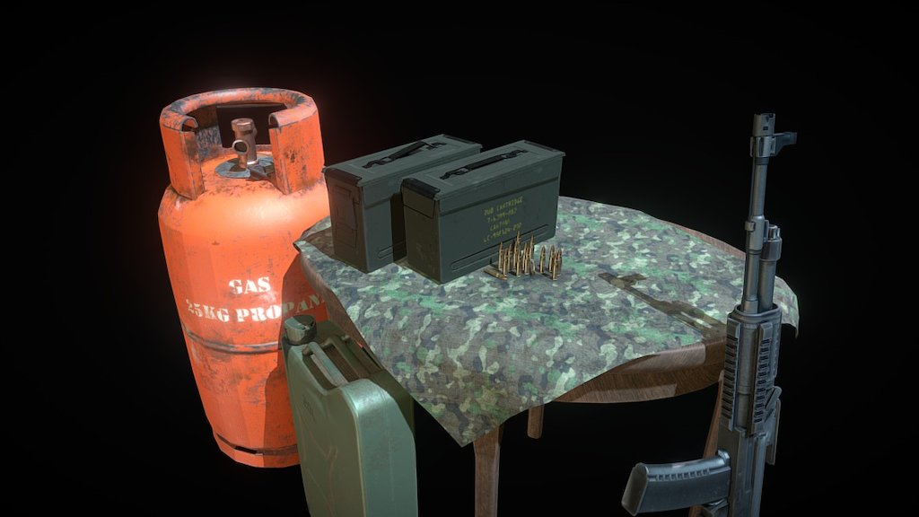 AK-337 Army Scene - Download Free 3D model by anthwolf (@anthmurphy ...