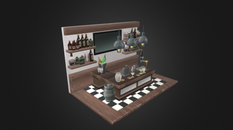 Scene Bar - 3D model by sinnart [e2afac2] - Sketchfab