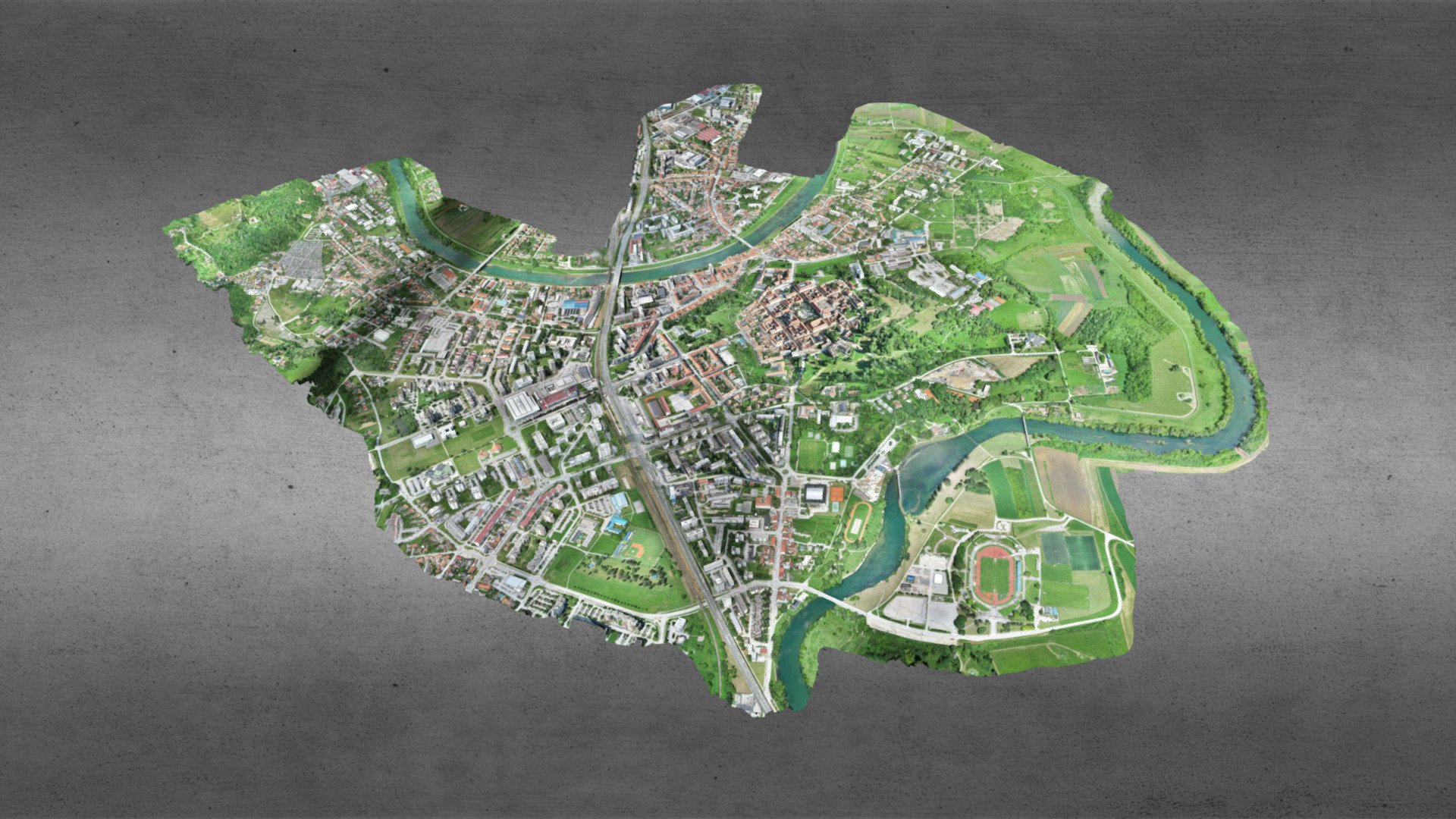 Karlovac - 3D model by GEO-KOM D.O.O. (@geo-kom) [e2b3051] - Sketchfab