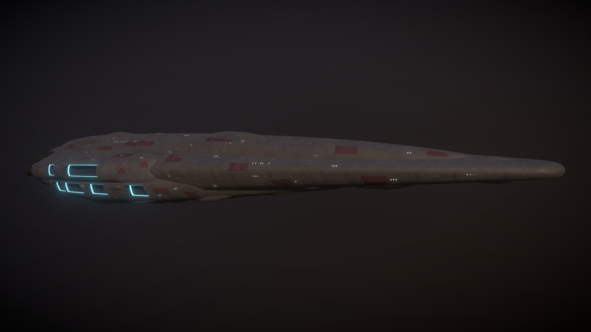 MC-122 Class Star Cruiser - 3D model by MaroonSun [e2b3636] - Sketchfab