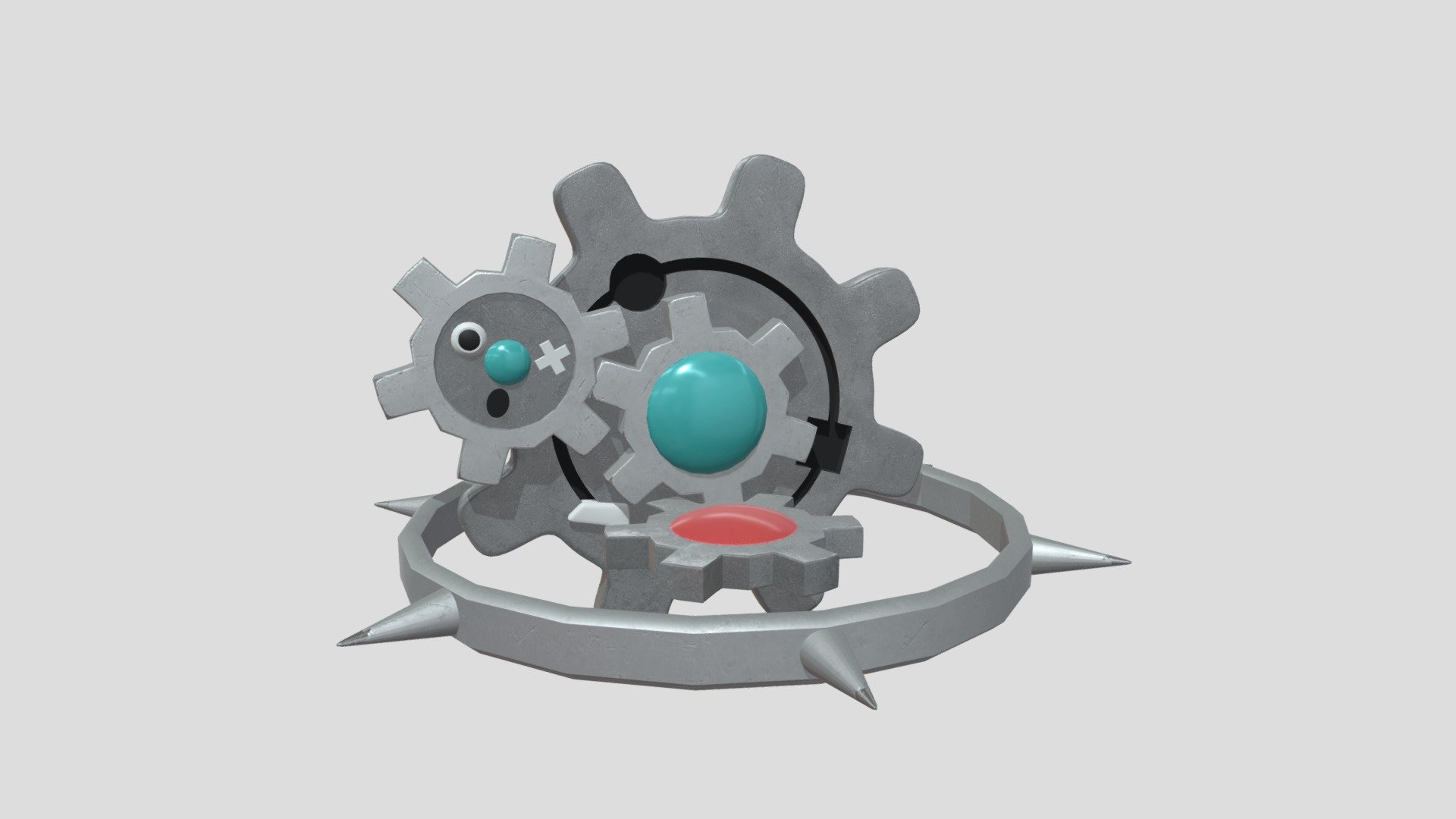 klinklang Pokemon - Download Free 3D model by Fail Brain (@fail_brain ...