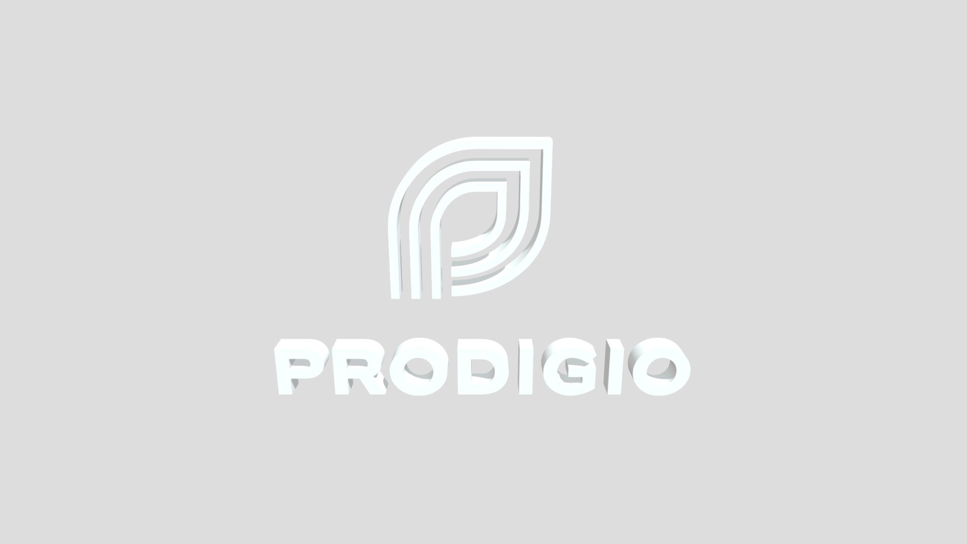 Prodigio Design Ltd. Logo - 3D model by prodigio [e2b54cf] - Sketchfab