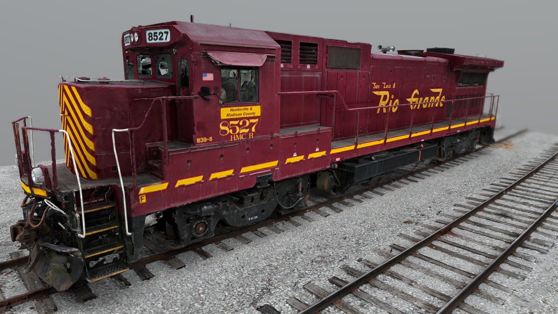 GE B39-8E Yard Locomotive Train Engine - Buy Royalty Free 3D model by johnnokomis [e2b6819 ...