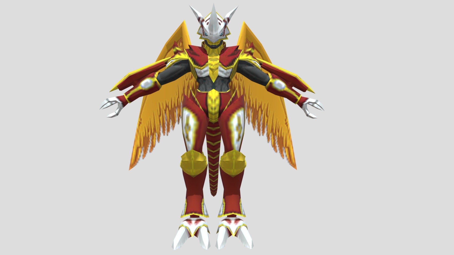 Vritramon (JPN) / Burninggreymon (ENG) - Download Free 3D model by ...
