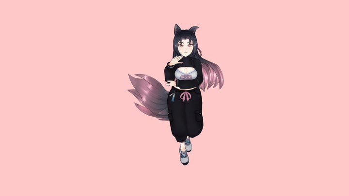 Wolfgirl 3D models - Sketchfab