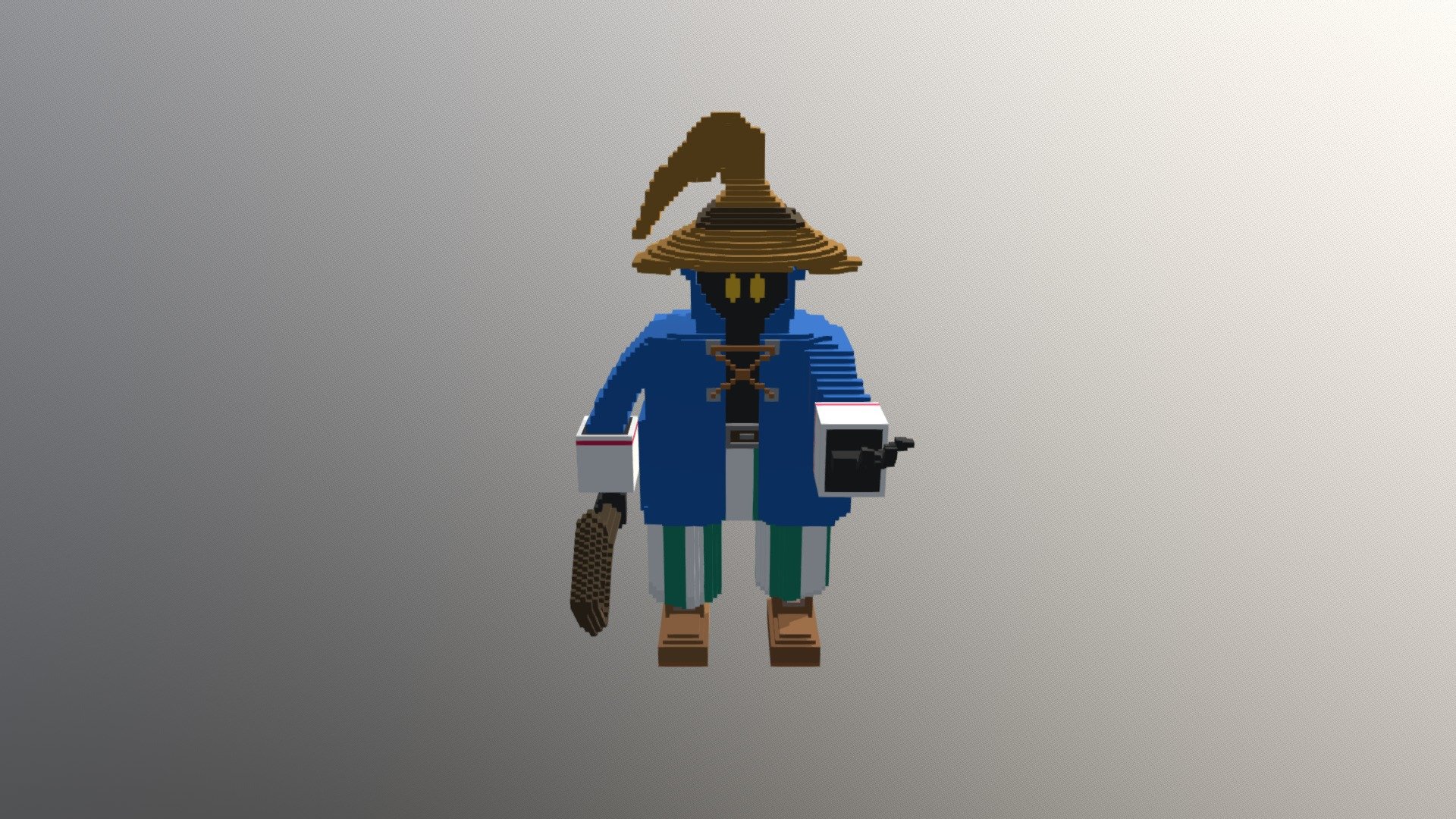 Vivi - Final Fantasy IX WIP - 3D model by Minalex [e2beb89] - Sketchfab