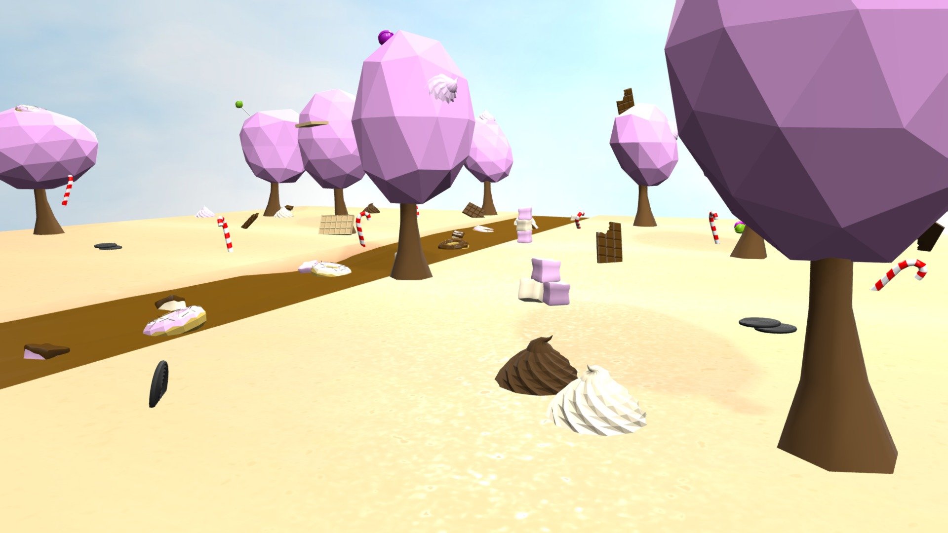 Candy Land - 3D model by Emilie.Szegda [e2c085e] - Sketchfab