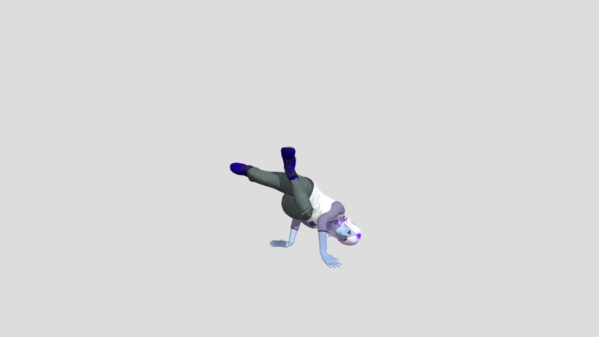 Abbey Crossleg Freeze - Download Free 3D model by MaikaR [e2c0f5b ...