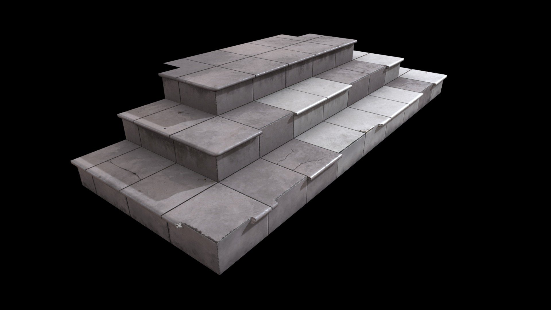 Stairs - Download Free 3D model by rigart [e2c3b37] - Sketchfab