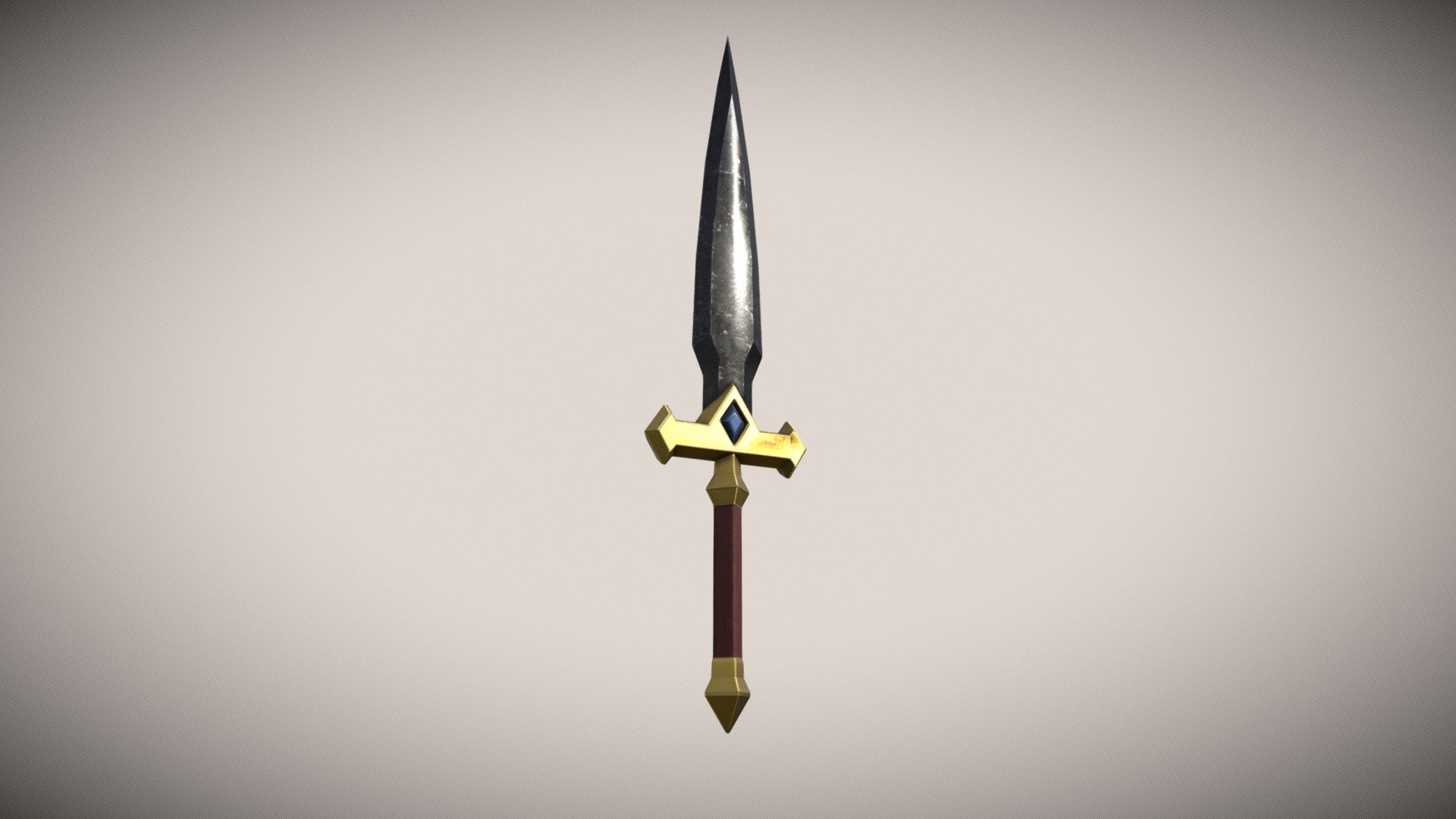 Scuffed Battle Dagger - 3D model by IMainLuigiInSmashBros [e2c4331 ...