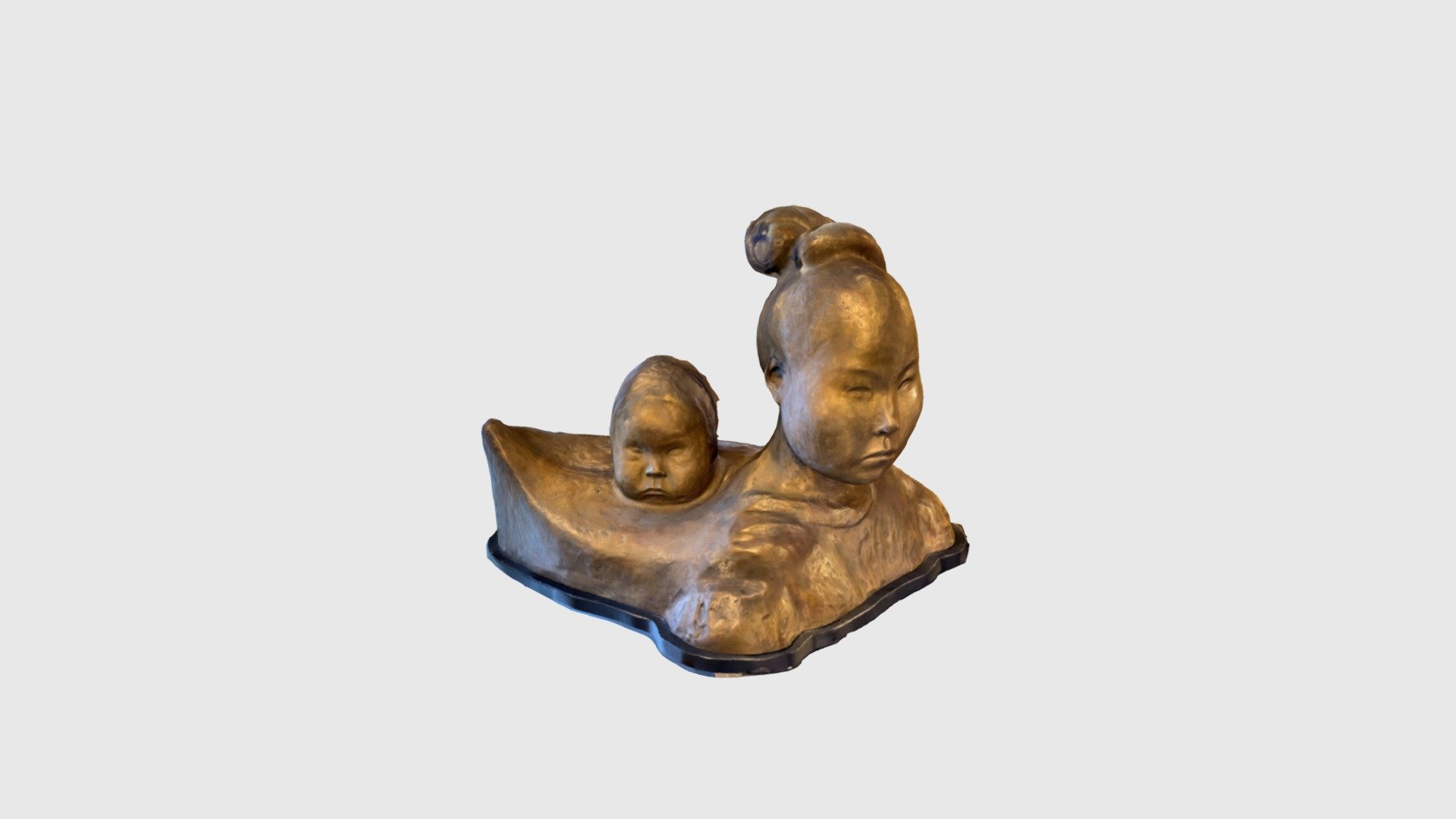 Inuk woman and her baby in amauti - Download Free 3D model by ...