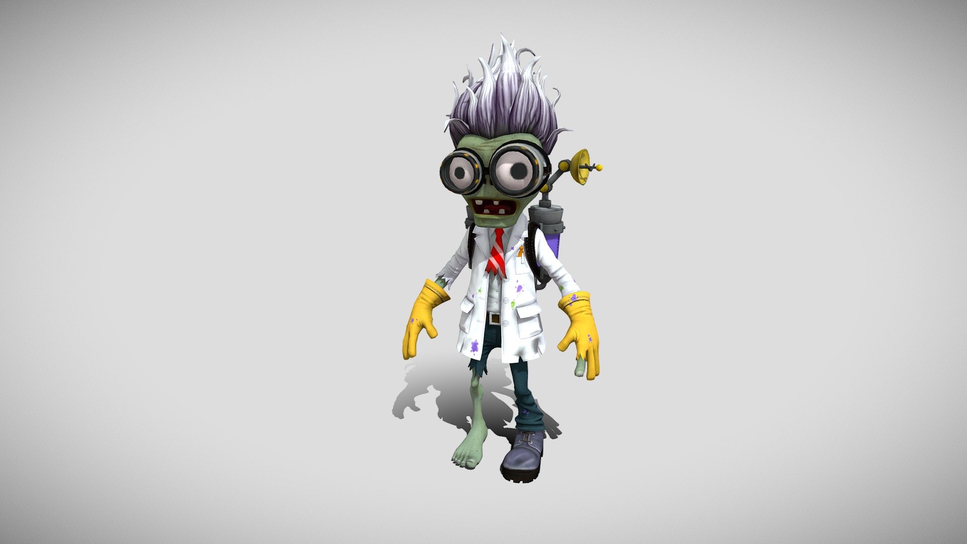 Scientist Zombie - PVZ Garden Warfare - Download Free 3D model by Nazar ...