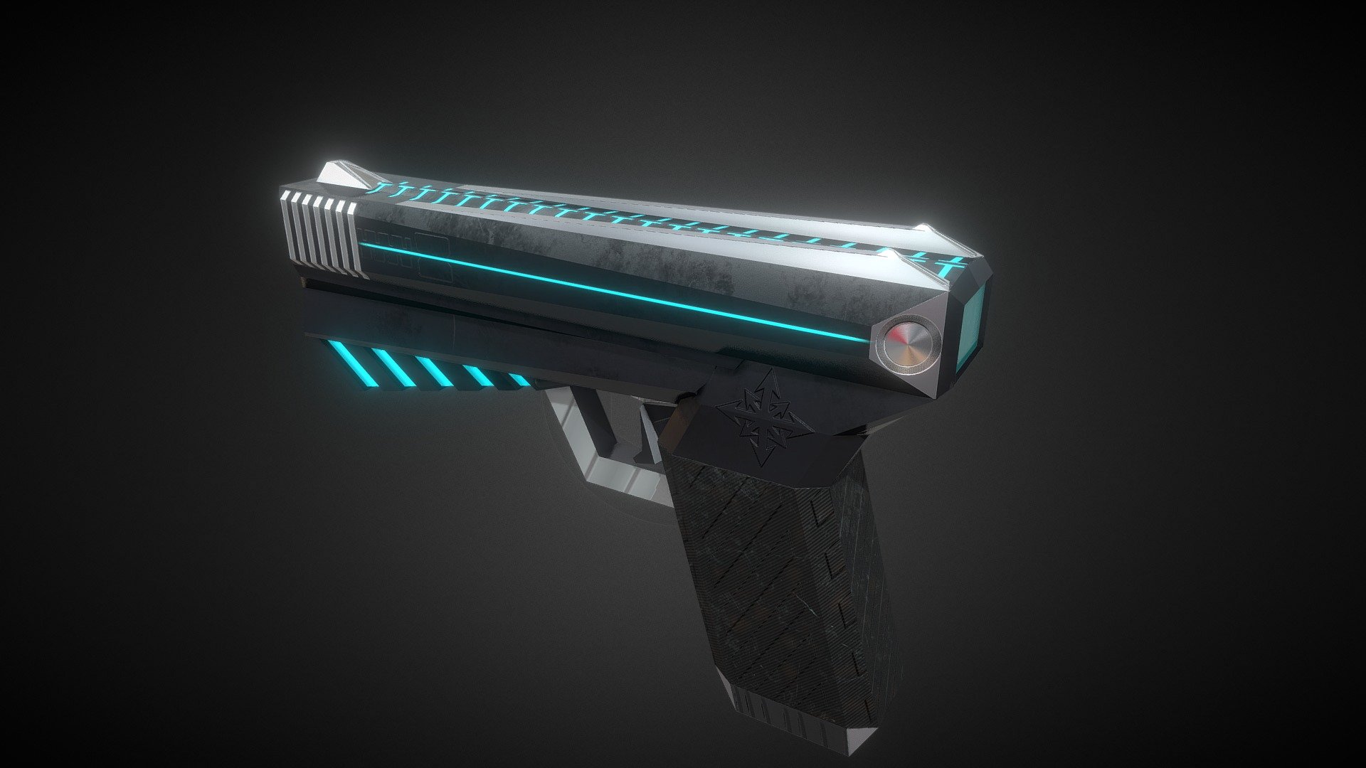 Sci-Fi Pistol - 3D model by Vitaslayer [e2c49e4] - Sketchfab