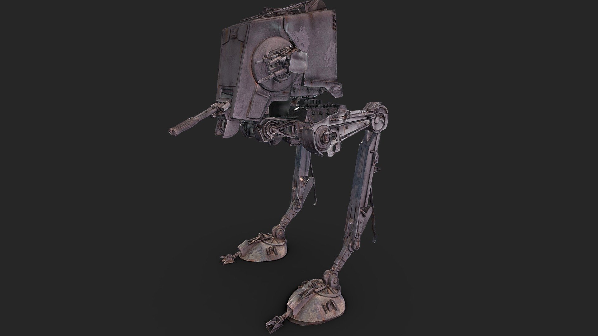 Star Wars AT ST (All Terrain Scout Transport) - Buy Royalty Free 3D ...