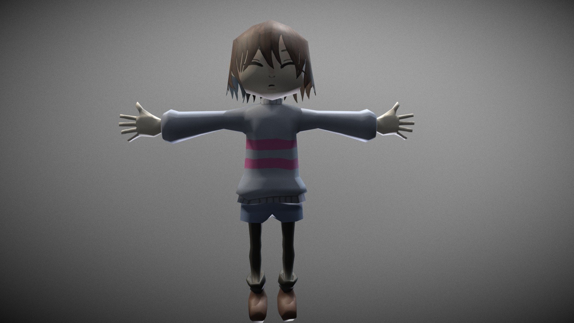 Frisk - 3D model by garred205 [e2c5f38] - Sketchfab