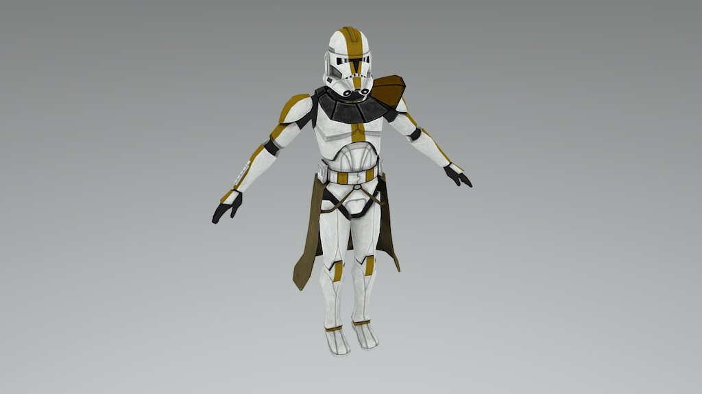 Star Wars 327th Trooper - 3D model by reizer [e2c6074] - Sketchfab