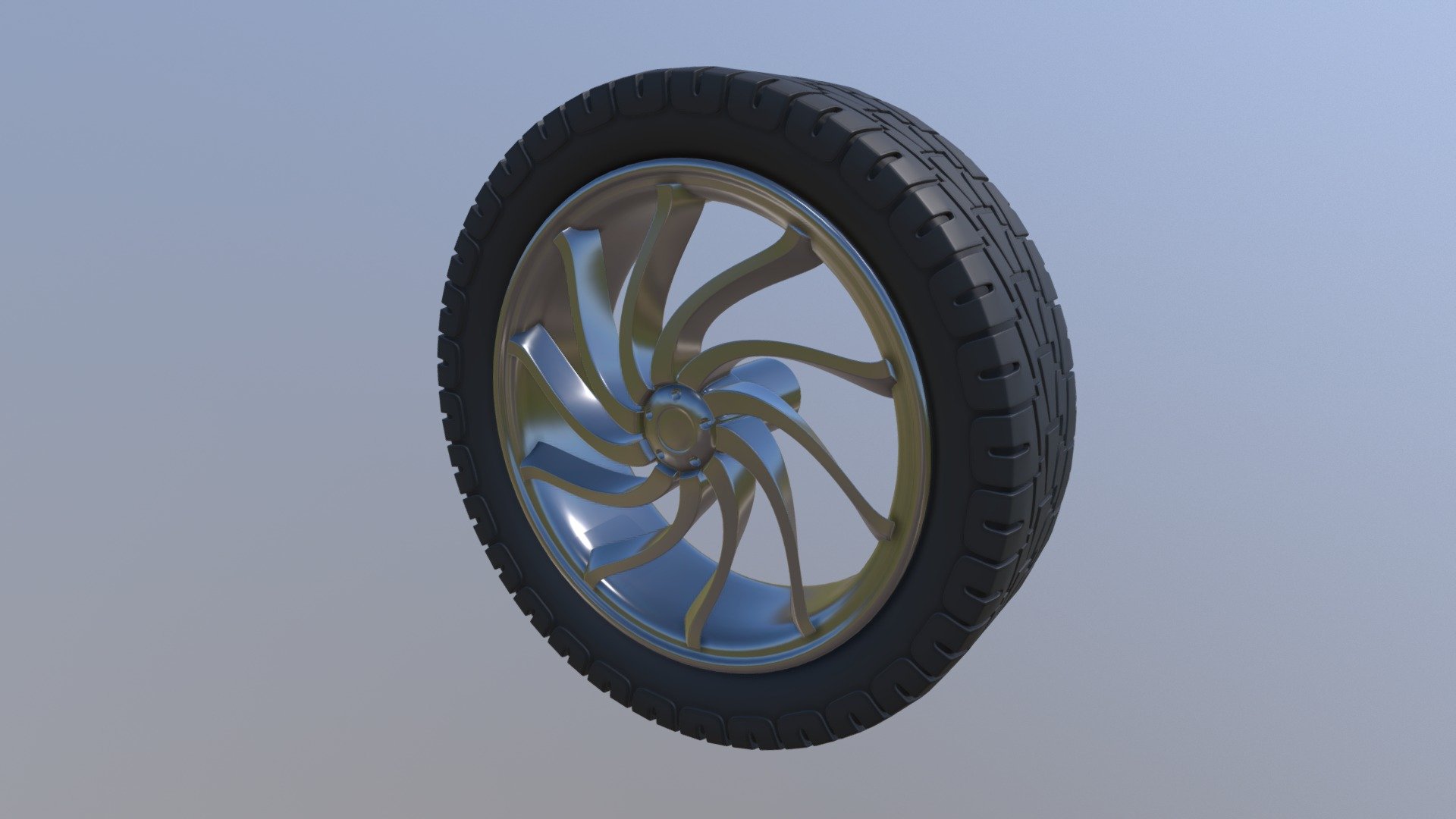 Tire-exercise revisited - Download Free 3D model by Hannu Autti ...