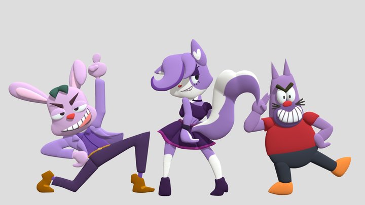 Parappa_the_rapper 3D models - Sketchfab