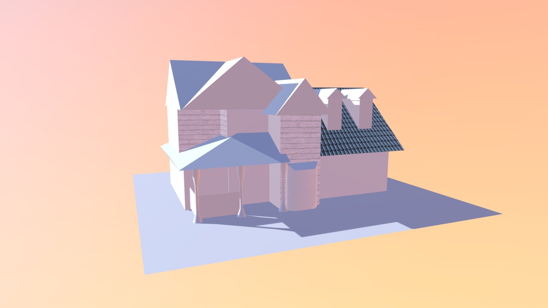 simple house - 3D model by Brendan.R/19857161 (@19857161) [e2caa3a ...