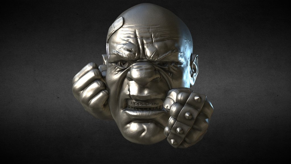 Football Hooligan Ring - 3D model by doncgartist [e2cade0] - Sketchfab
