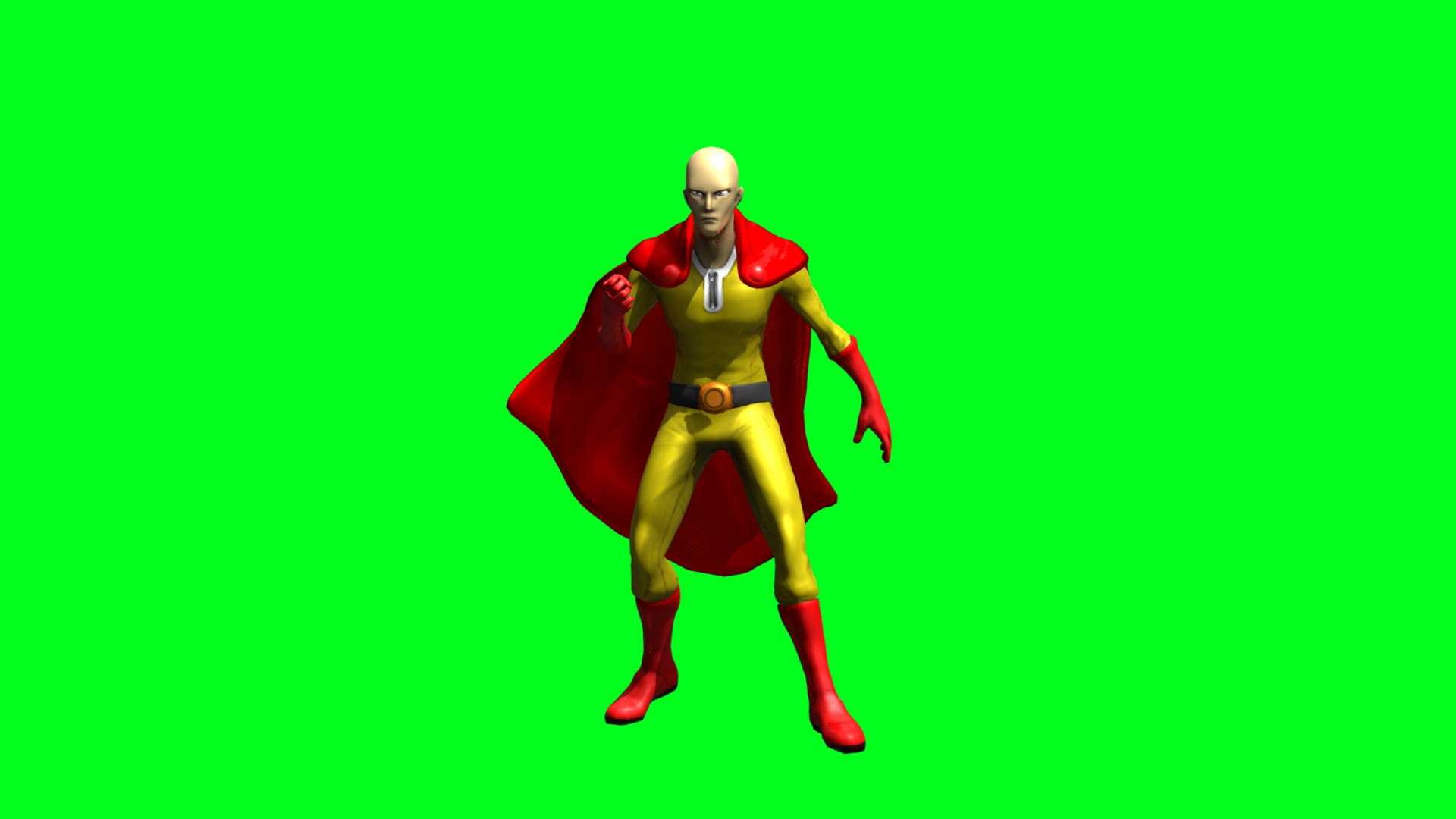 Saitama-one-punch-man - 3D model by zer000e3 [e2cba30] - Sketchfab
