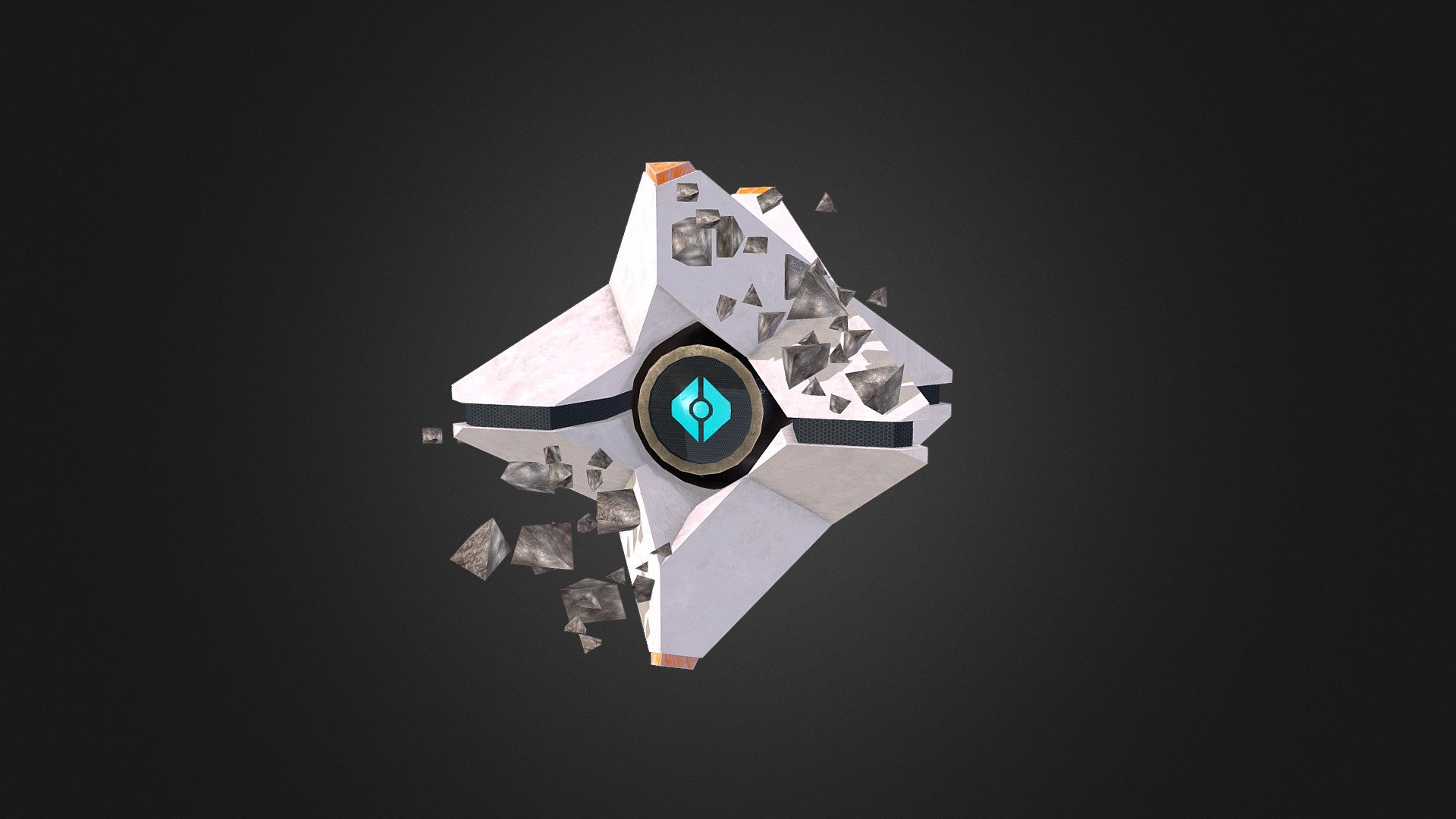 destiny ghost - 3D model by RBG_illustrations [e2cbf35] - Sketchfab