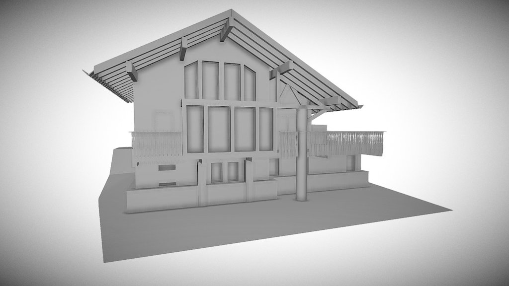 Chalet - 3D model by nodd [e2ce4f3] - Sketchfab