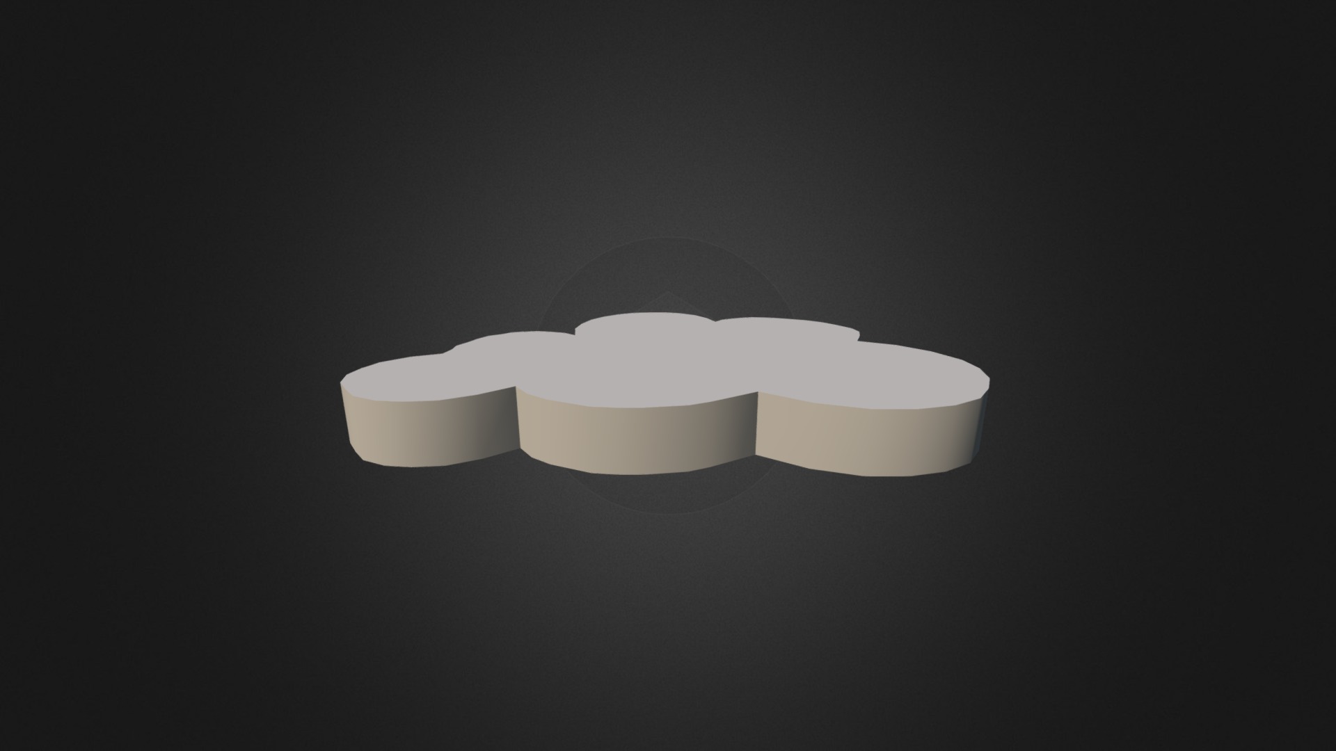 Flat Cloud - 3D model by fndluisa [e2d023c] - Sketchfab