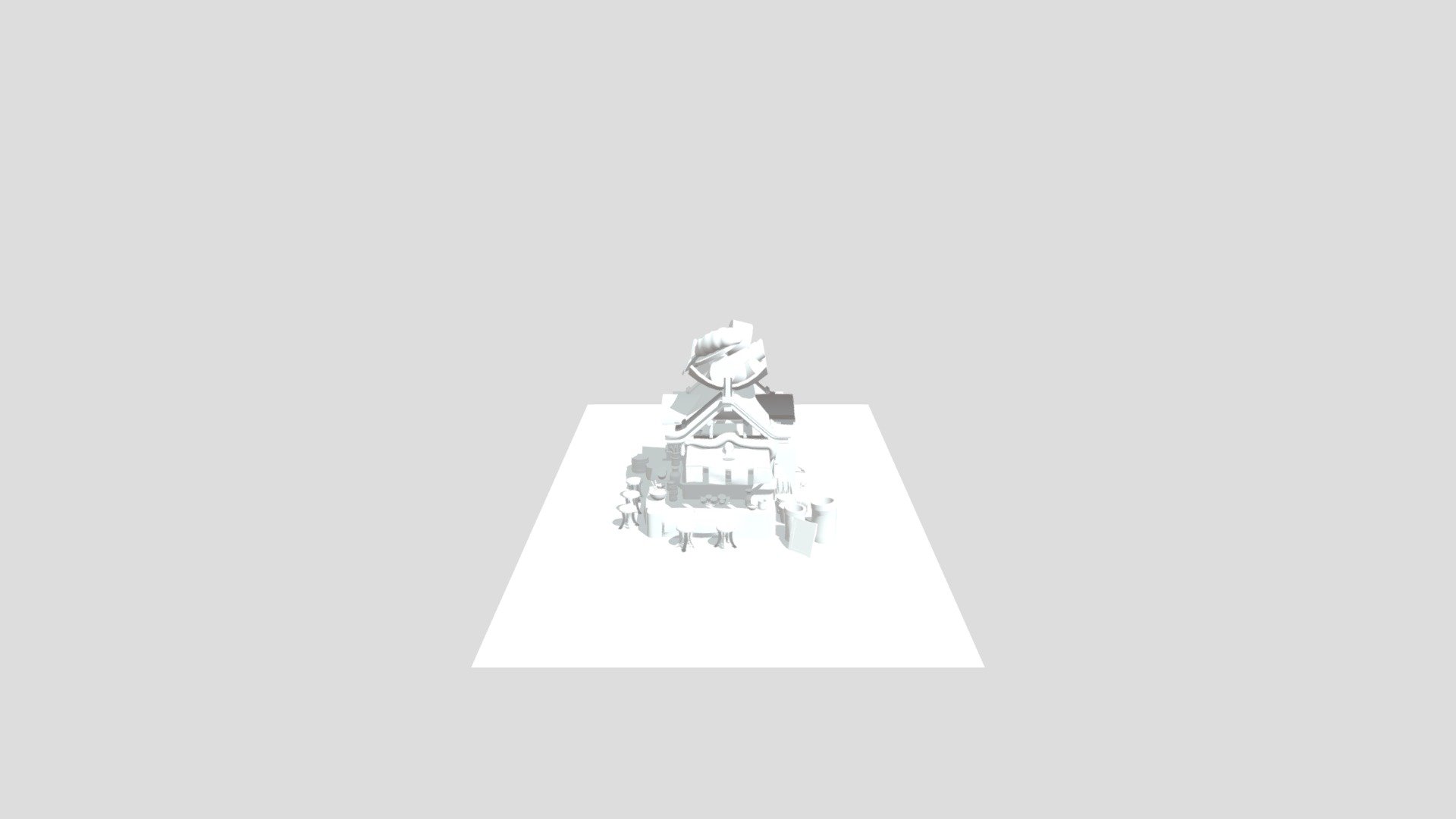 Lowpoly sushi stand - 3D model by visualena [e2d3e96] - Sketchfab