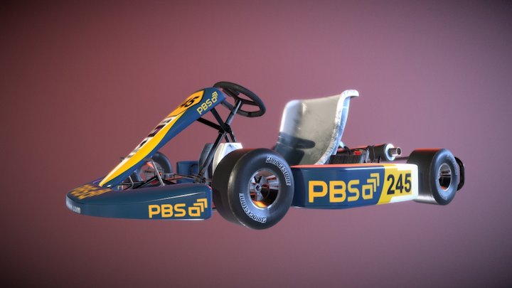 Go-kart 3D models - Sketchfab