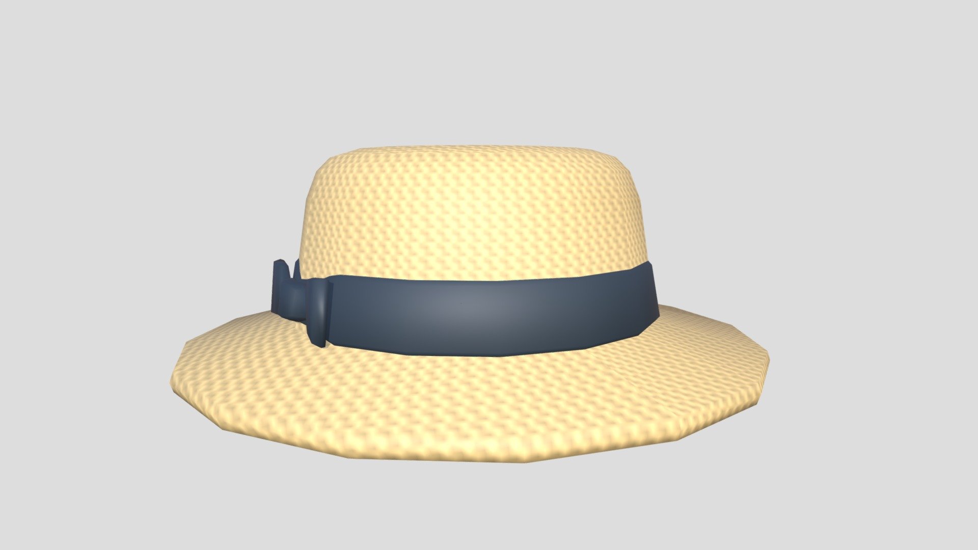 Summer Straw Fedora - 3D model by eric5283 [e2dc85f] - Sketchfab
