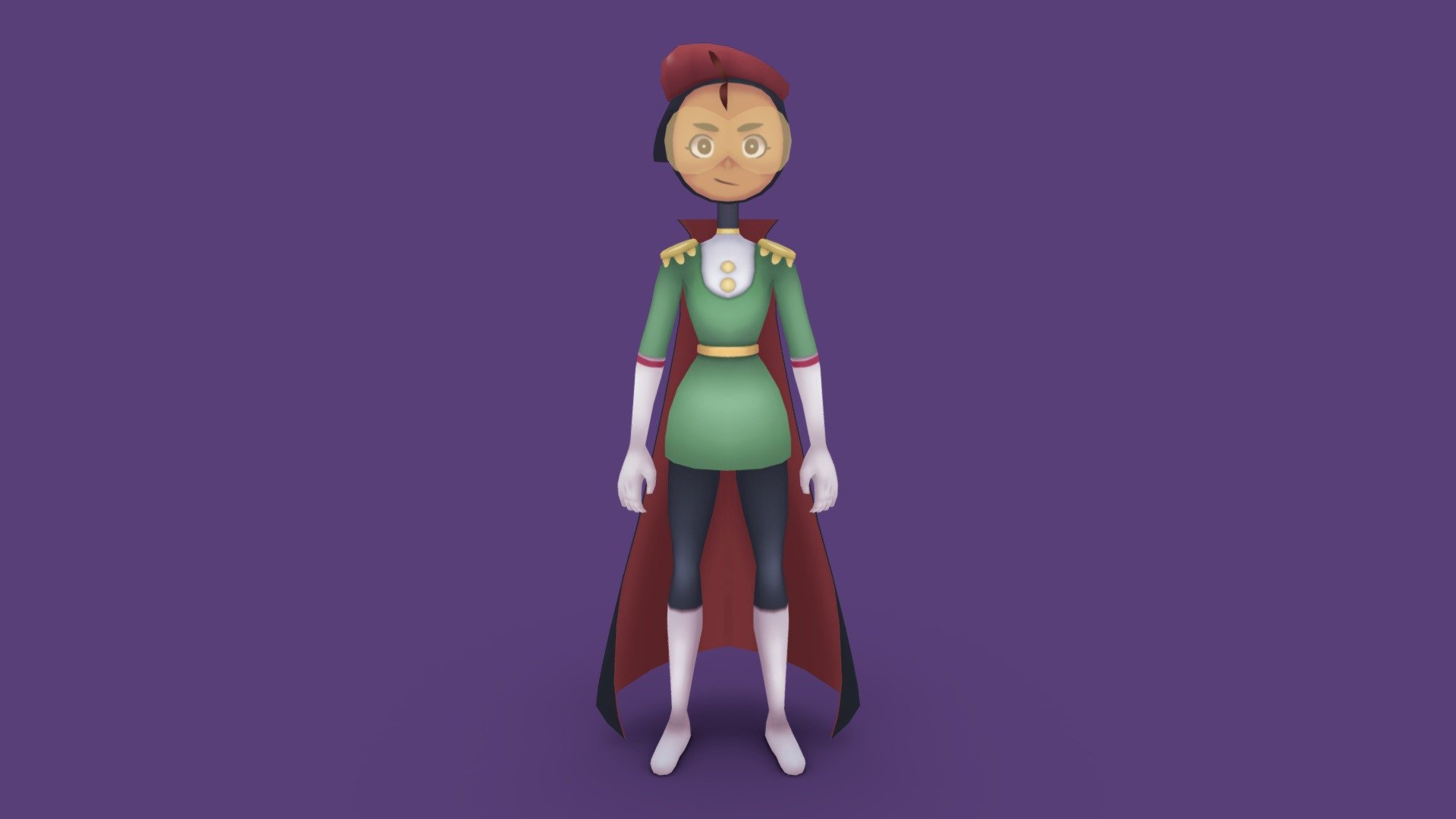 Emara Character lowpoly - 3D model by KloWorks [e2dcb3b] - Sketchfab
