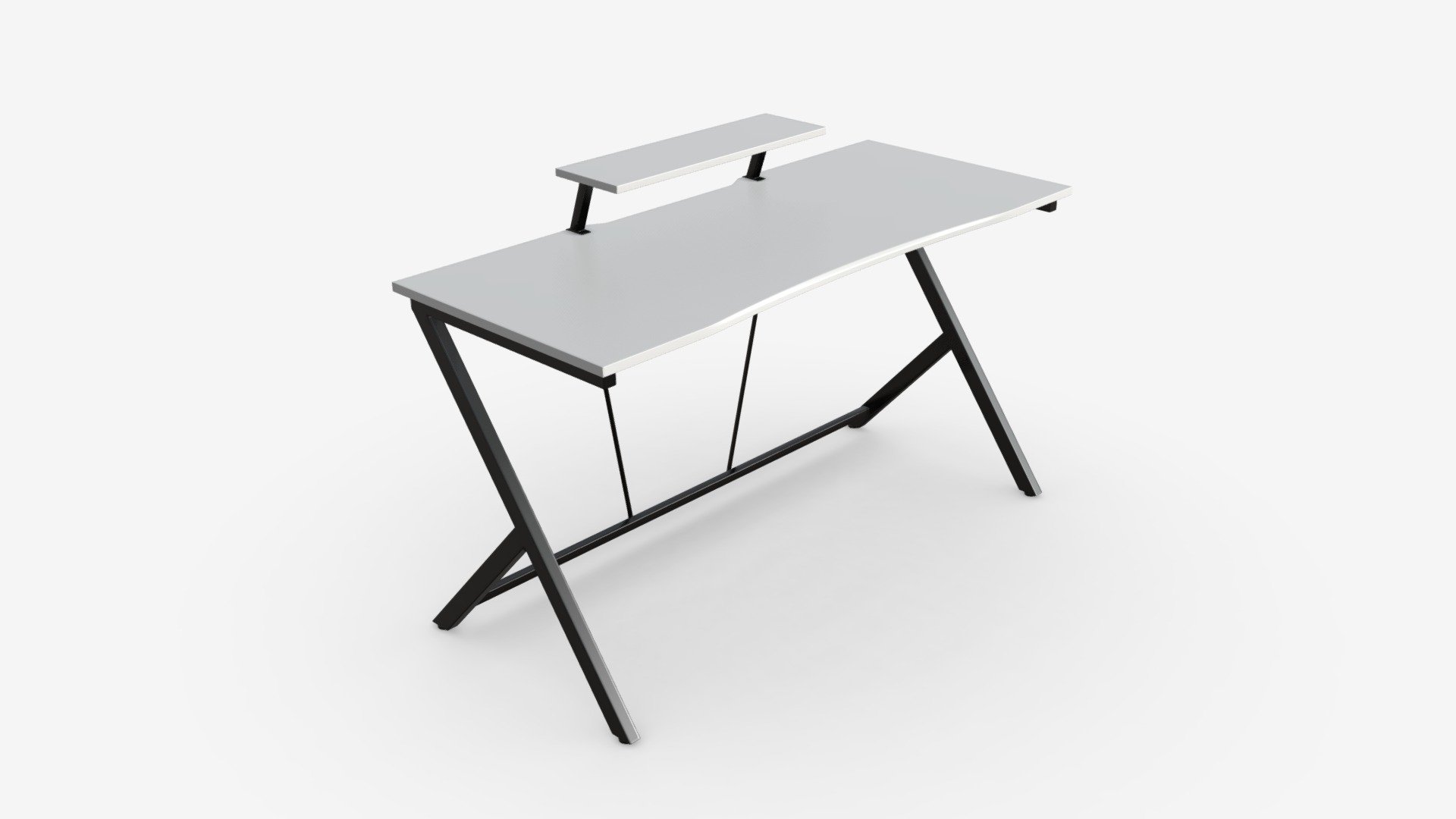 Gaming Home Computer Table Desk - Buy Royalty Free 3D model by HQ3DMOD ...