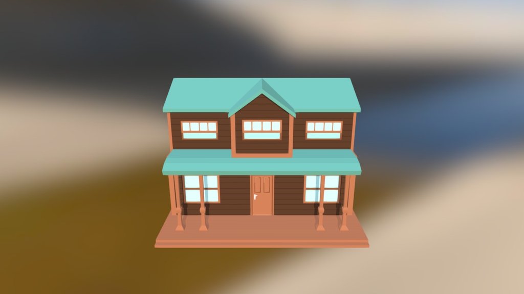 Low Poly House - 3D model by ricardo.ordine [e2de7f9] - Sketchfab